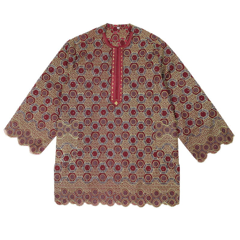 Red Lace Agbada Set – AFRIKAN ATTIRE