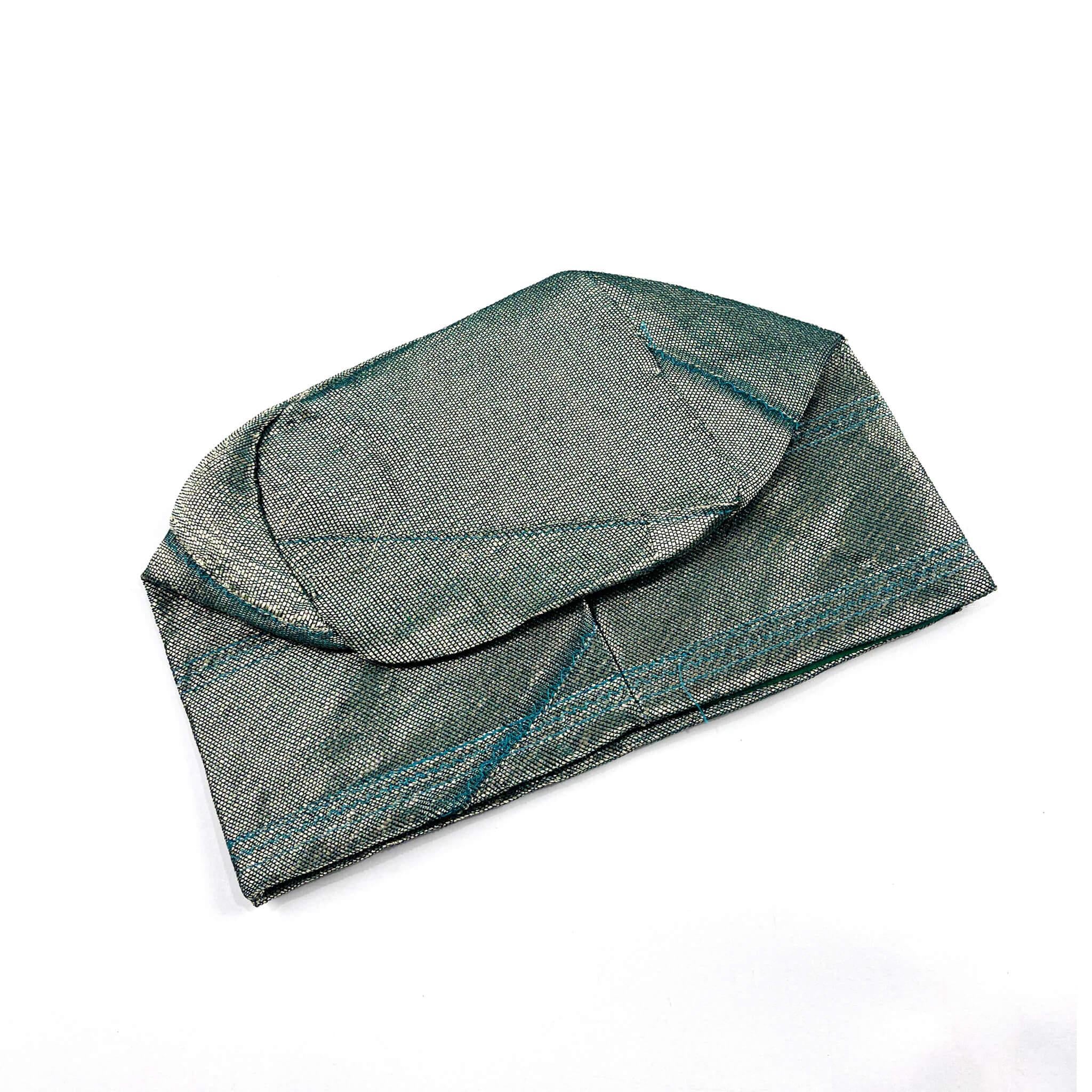 Silver-Grey Aso-Oke Cap